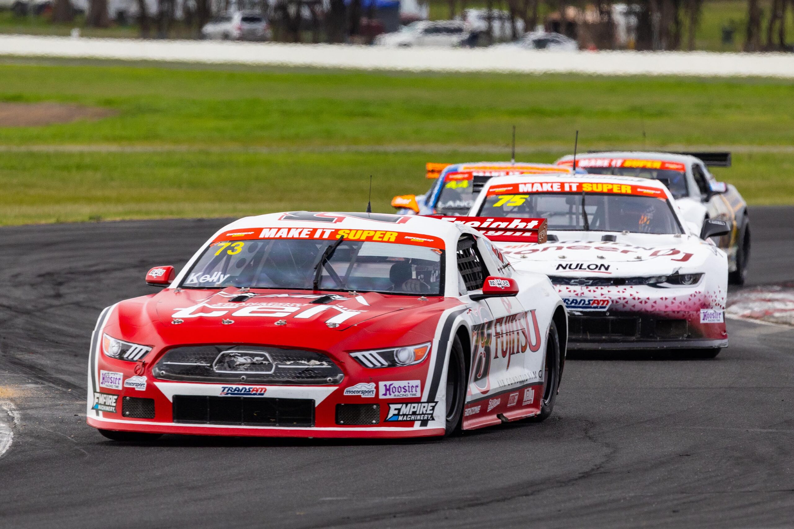 KELLY FIGHTING ON DESPITE TOUGH START - TransAm